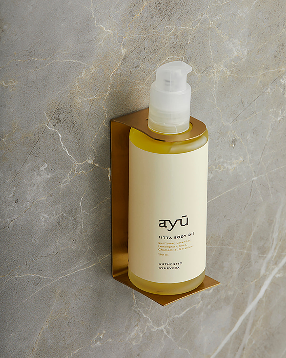 AYU wall dispenser, gold – Ayu.eu